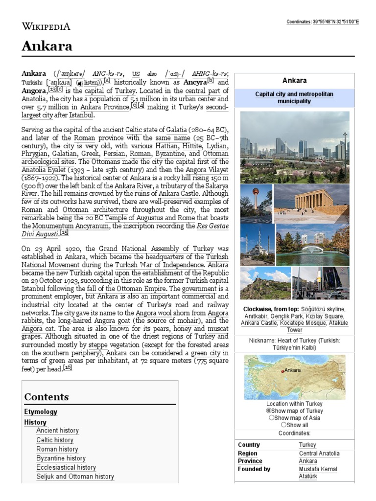 Ankara | Download Free PDF | Ankara | Turkey
