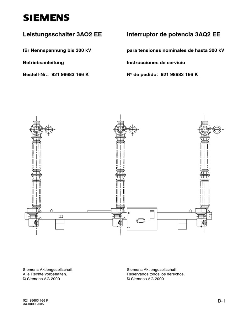 3AQ2 EE 300kv Spa | PDF