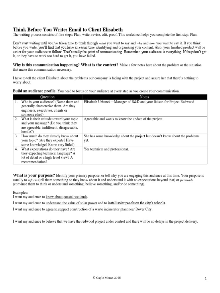 Word-Think-Before-You-Write-Email-Elisabeth | PDF | Communication ...