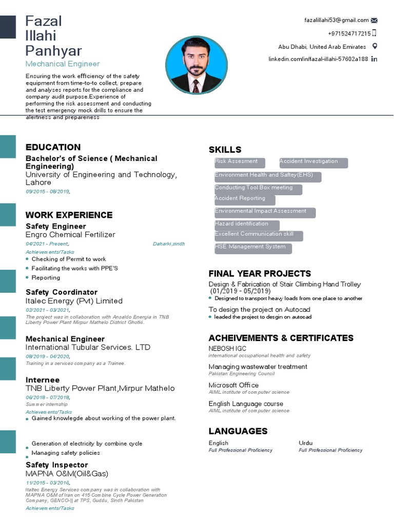 Mechanical Engineer | PDF