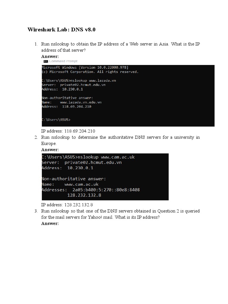 Nguyen-Doan-Nhat-Minh 2b 3b 4a 4b 4c | PDF | Port (Computer Networking) | Internet Protocol Suite