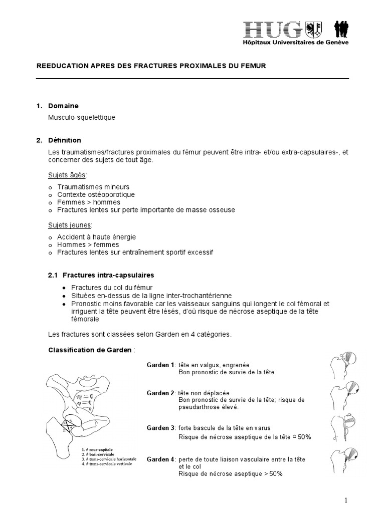 Procedure Fract Prox Femur | PDF | Médecine | Causes de décès
