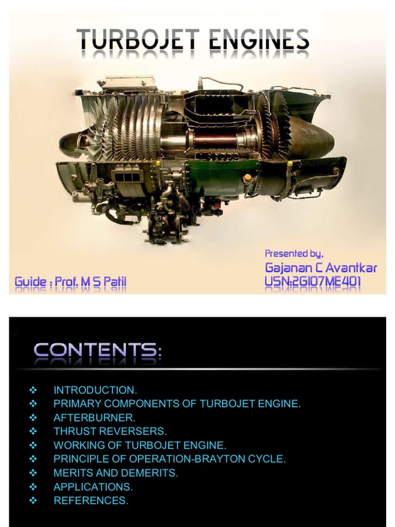 Turbojet Engines | PDF | Jet Engine | Turbine