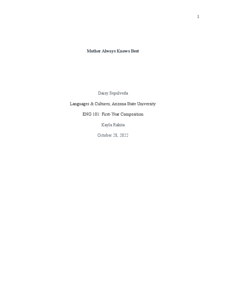 Writing Project 2 Pdf Food And Drink Foods