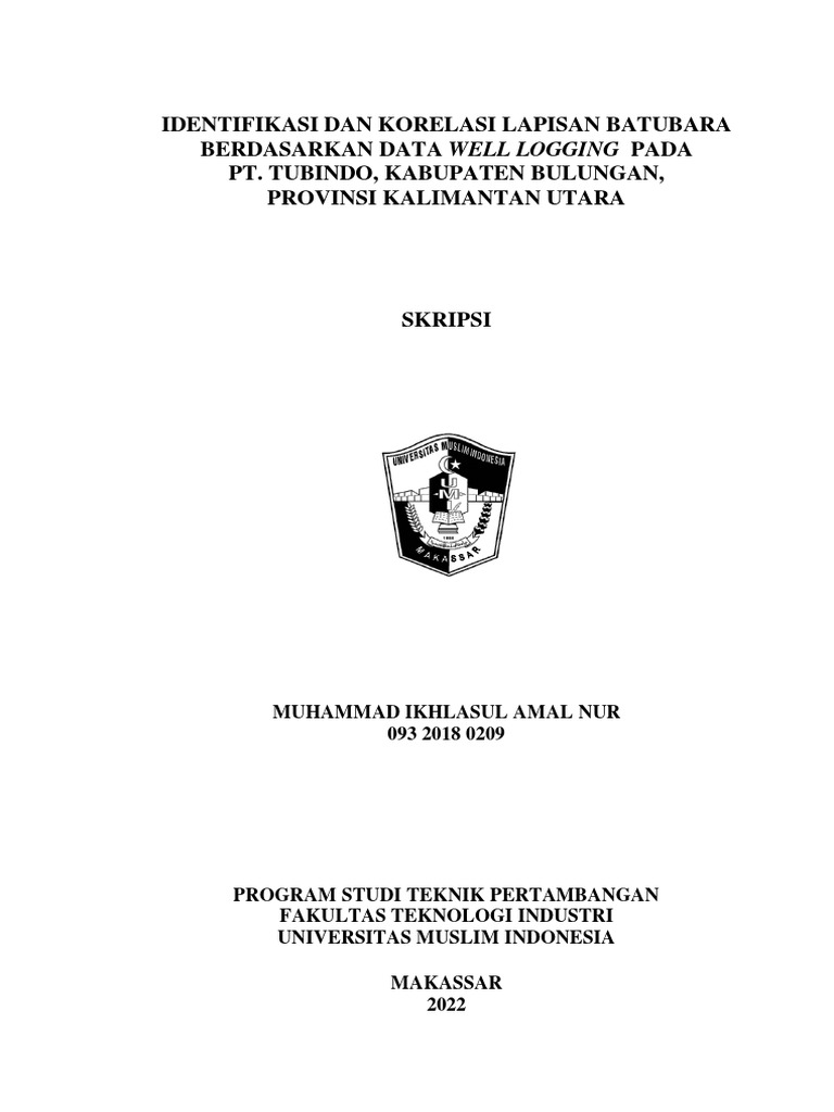 Acc Skripsi - Muhammad Ikhlasul Amal Nur 09320180209 | PDF