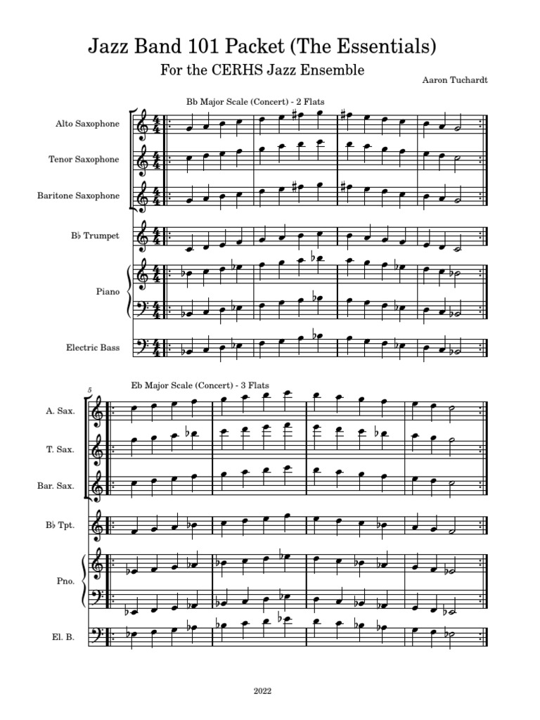 Jazz Band 101 Packet | PDF