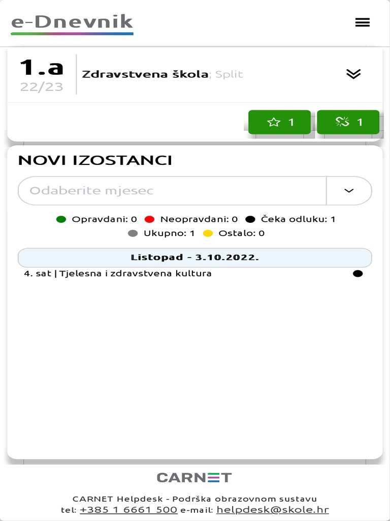 E-Dnevnik Za Učenike I Roditelje | PDF