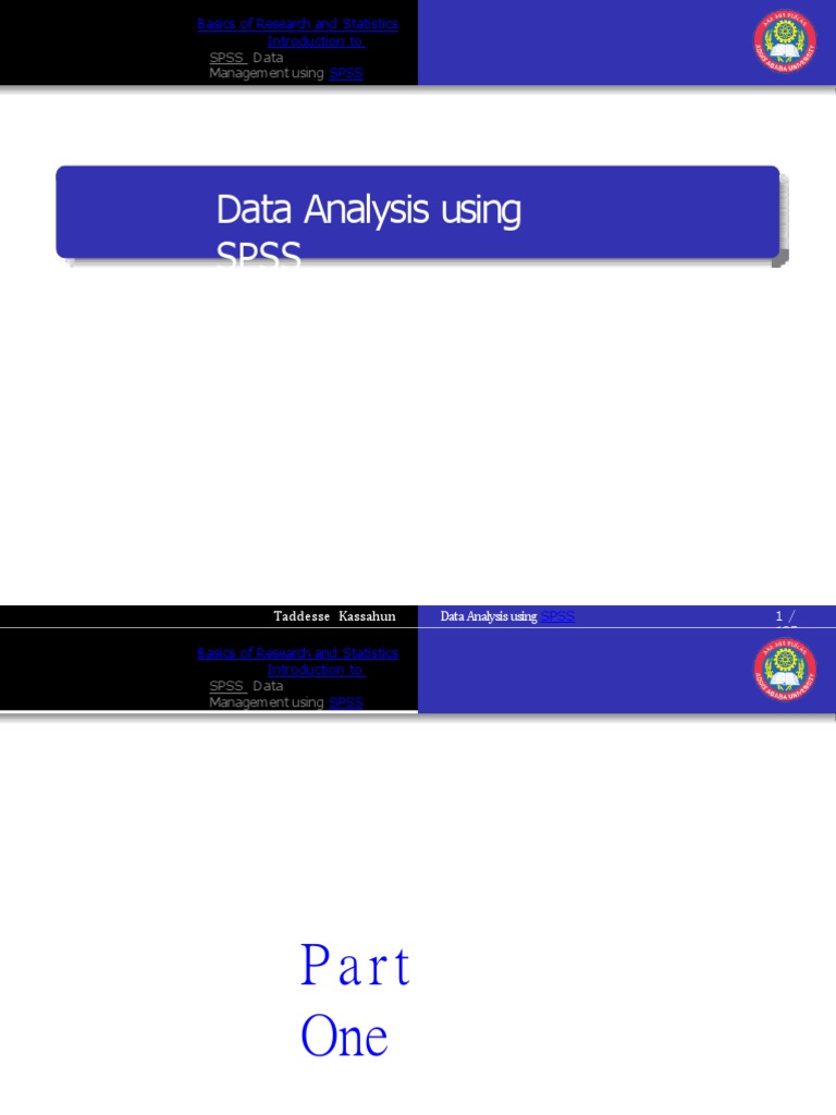 Data Analysis Using SPSS VVVIP | PDF