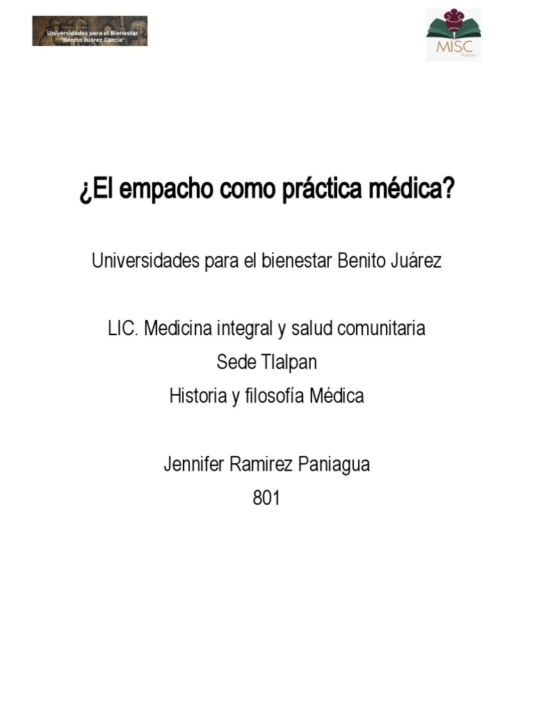 El Empacho Como Práctica Médica | PDF