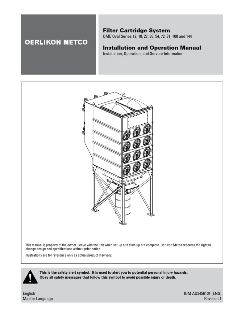 Oerlikon Metco Oval IOM | PDF | Electric Motor | Valve
