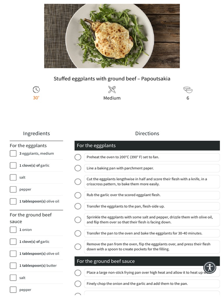 Papoutsakia: Greek Stuffed Eggplants | PDF | Eggplant | Garlic