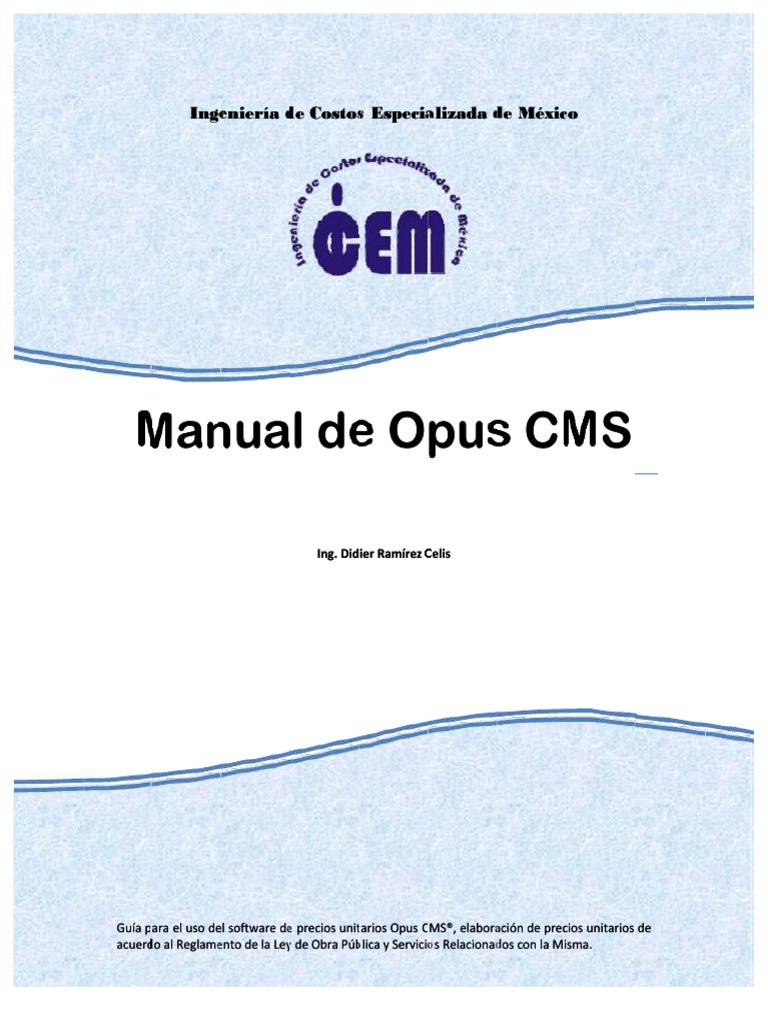 Manual de Opus CMC | PDF