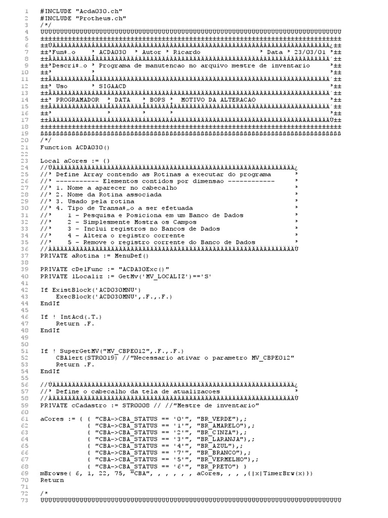 Acda 303 | PDF