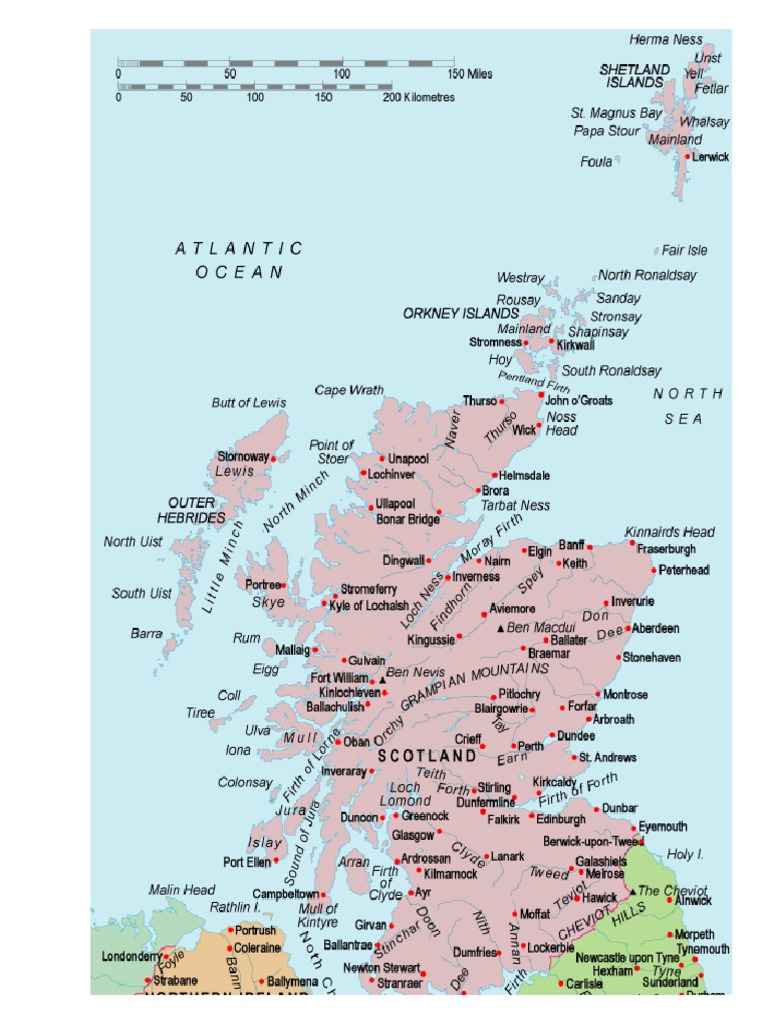 Map of Scotland | PDF