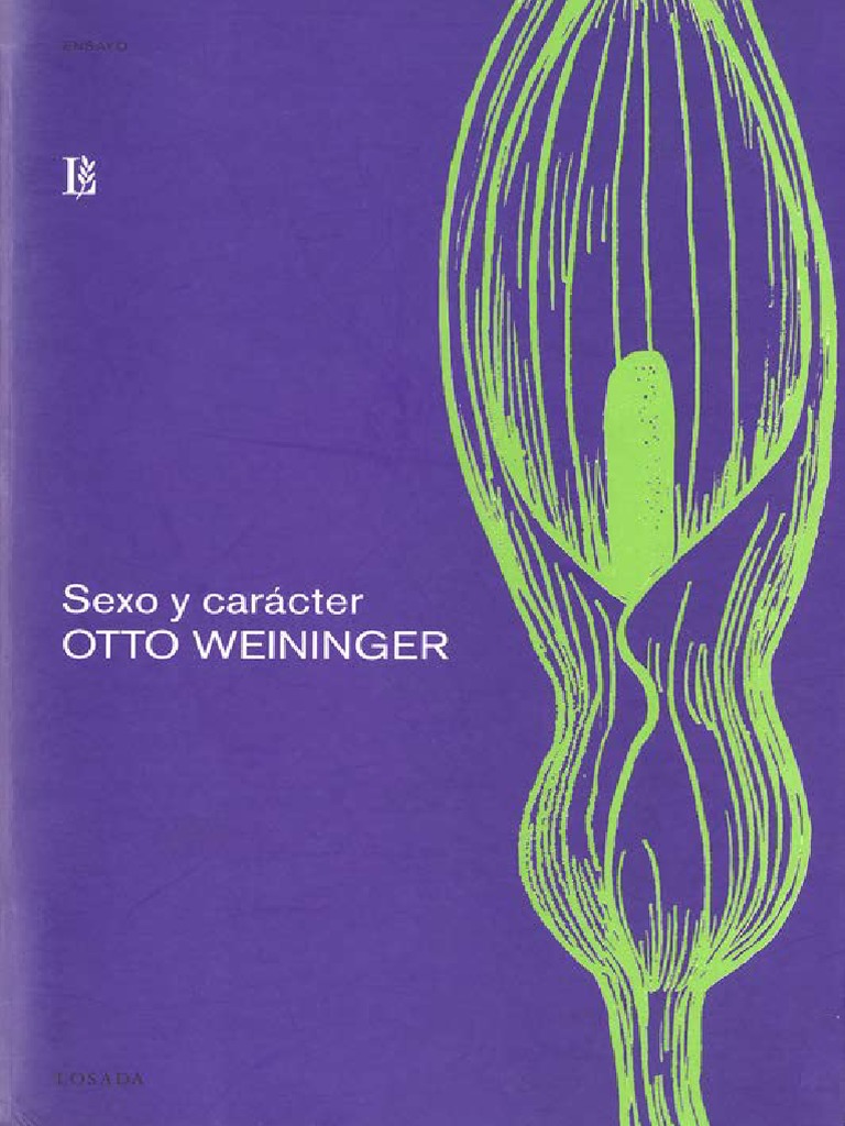 Sexo Caracter Weininger | PDF