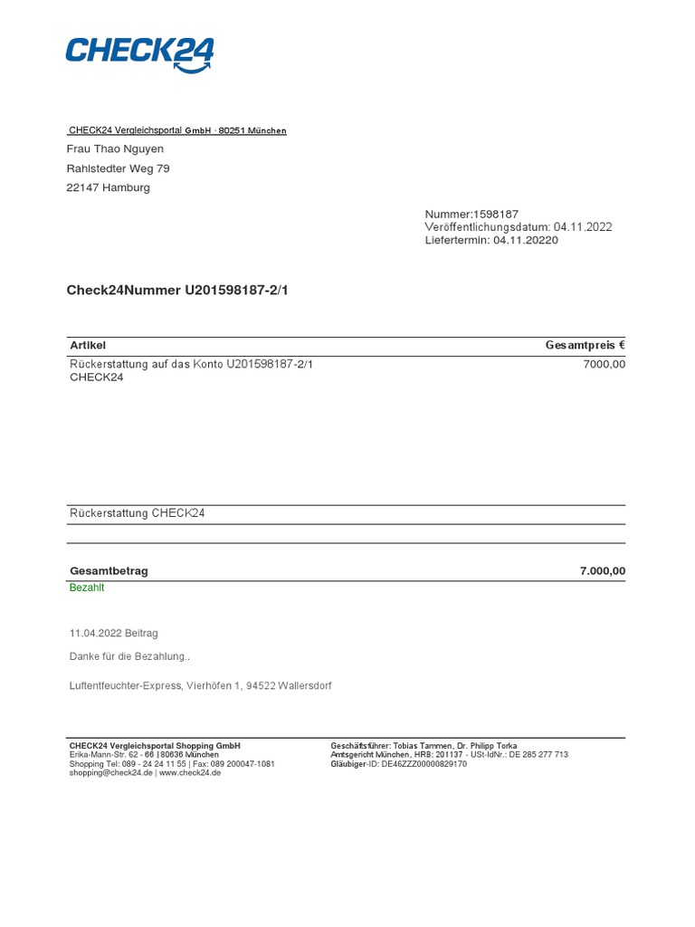 Check24 1 | PDF