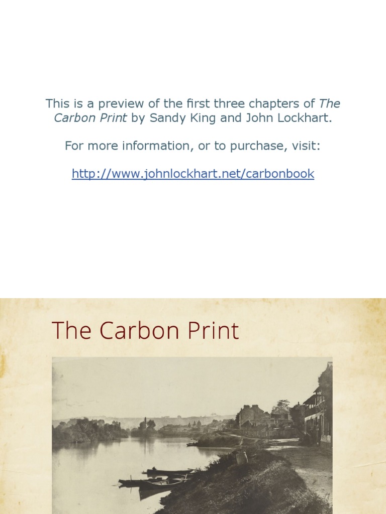 The Carbon Print (Preview) | PDF | Printing | Vision