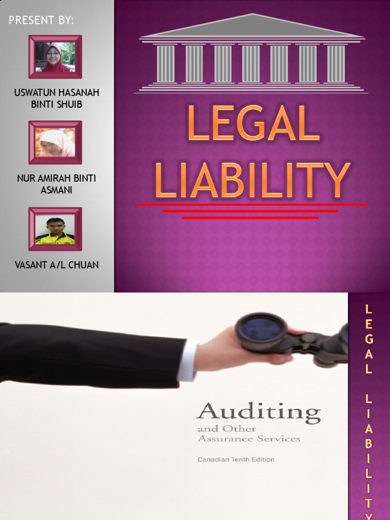 Presentation Audit - Legal Liability | PDF | Financial Audit | Negligence