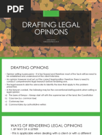 Legal Opinion Structure Format Example | PDF