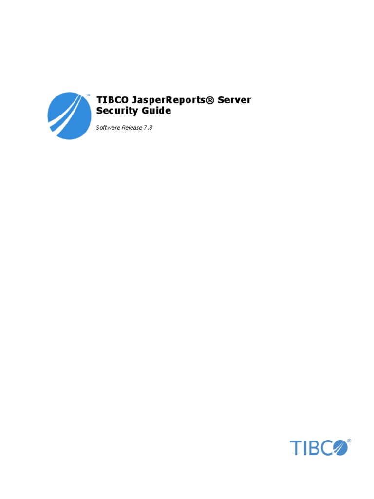 JasperReports Server Security Guide | PDF