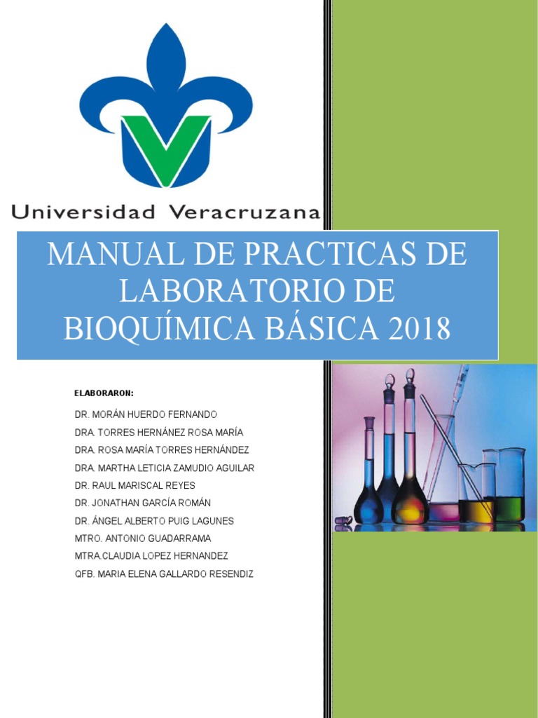 Manual de Practicas de Bioquimica Basica | PDF