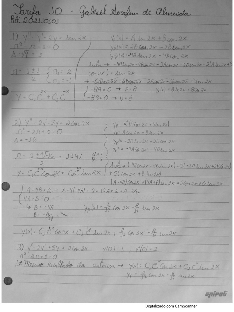 Tarefa 10 Gabriel Serafim de Almeida | PDF
