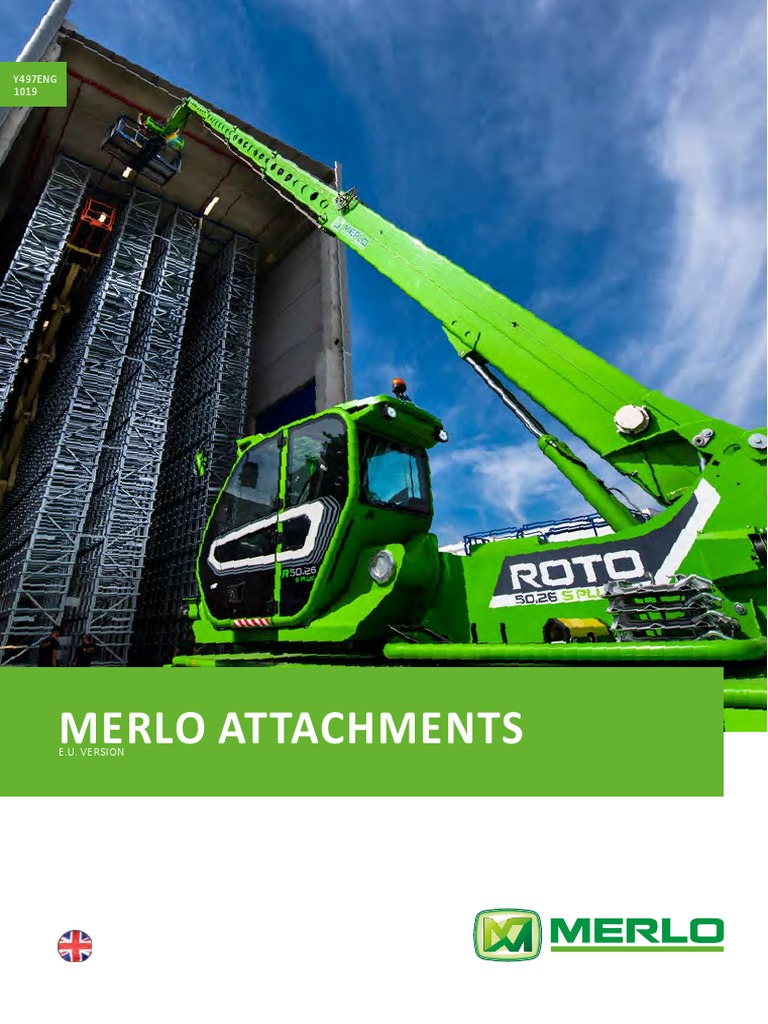 MERLO Attachment Catalogue | PDF | Crane (Machine) | Equipment