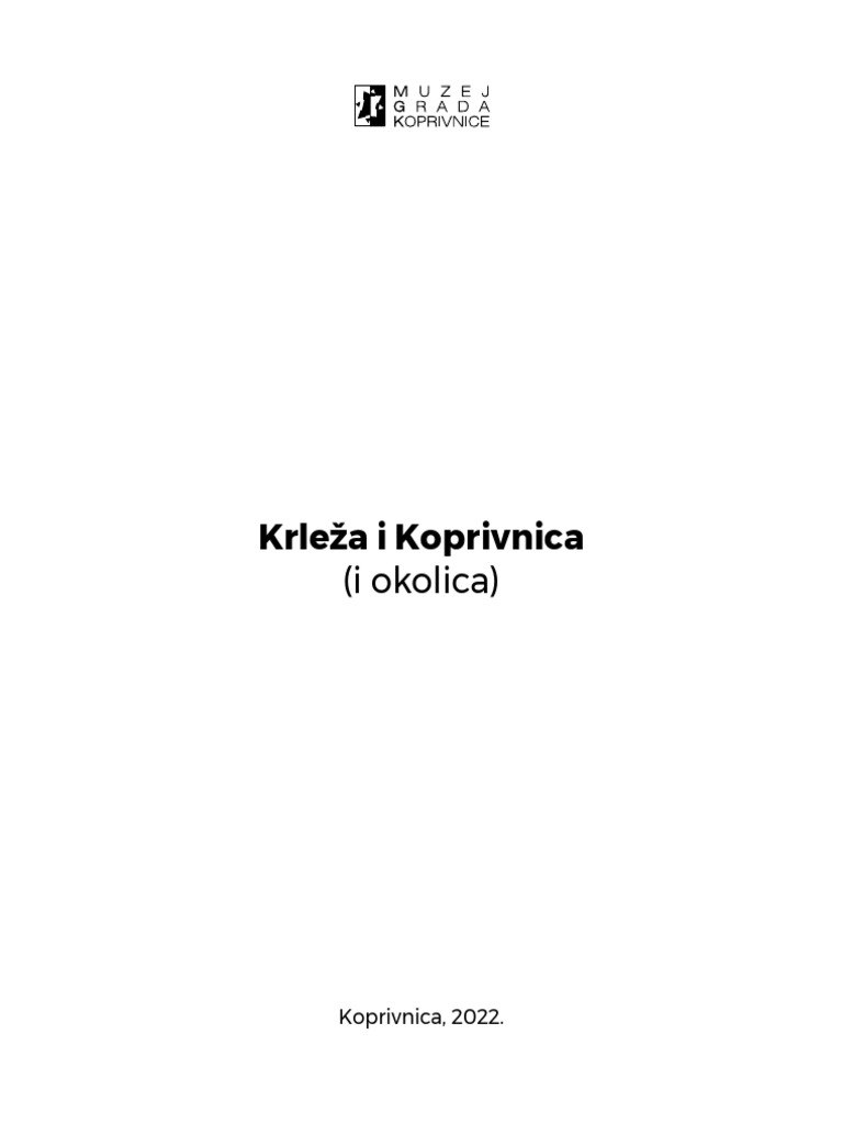 Krleza Koprivnica 2022 Katalog | PDF