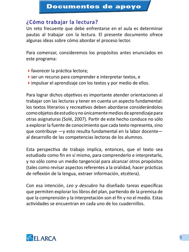 Ejercicios de Lectura de Reflexion | PDF