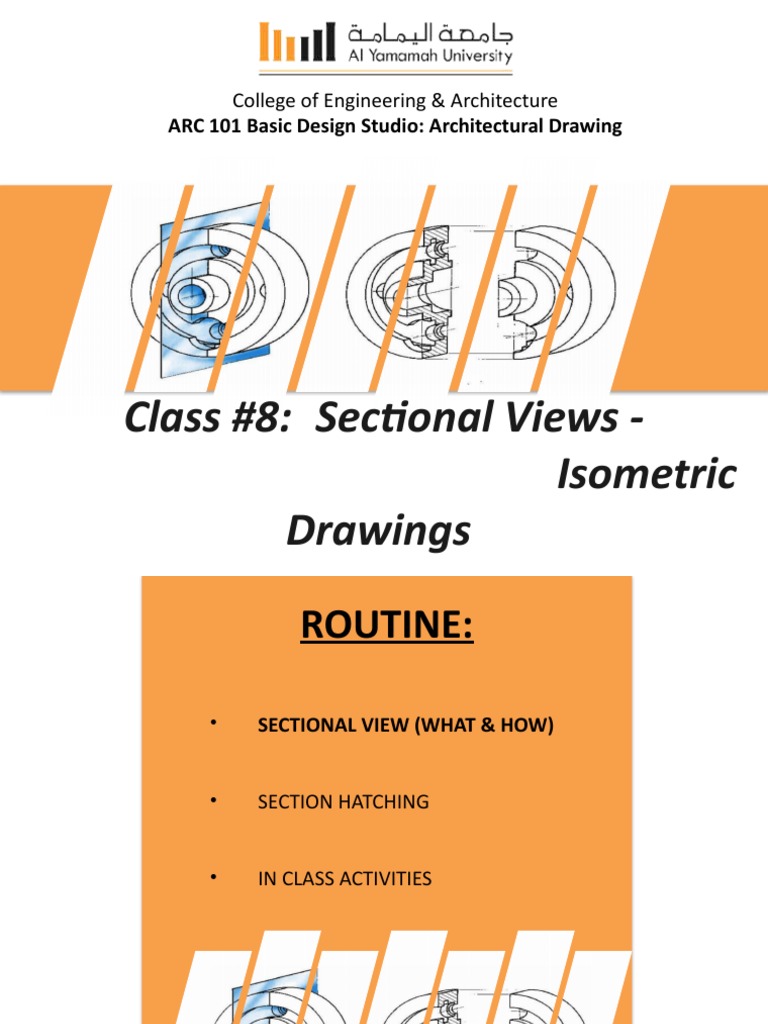 Lecture 9 - Sectional Views - Isometric Drawings | PDF