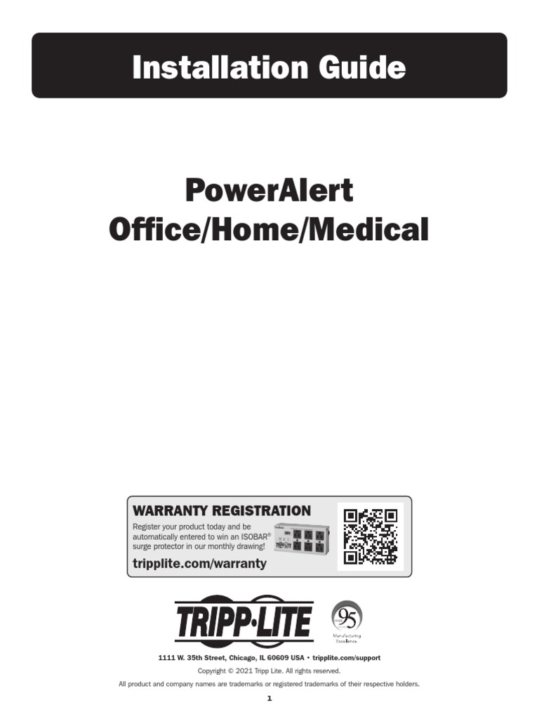 Poweralert Office Home Medical Installation Guide | PDF | Installation ...