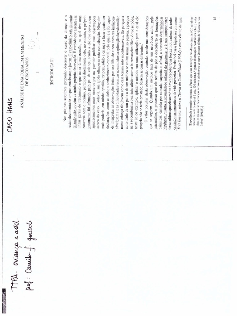 Caso Hans PT 1 | PDF