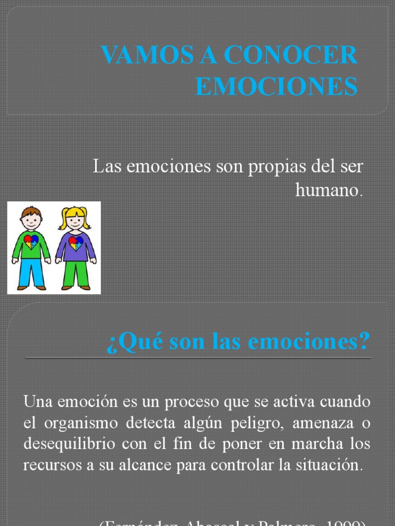 Conociendo las emociones: Una introducción a las emociones básicas ...