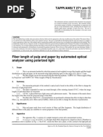 TAPPI T 441 - Water Absorptiveness (Cobb Test) | PDF | Materials