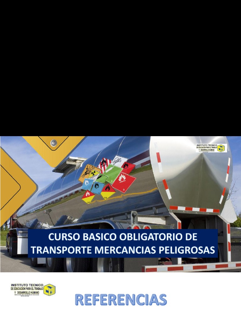 Transporte de Sustancias Peligrosas | PDF | Naturaleza | Sustancias químicas