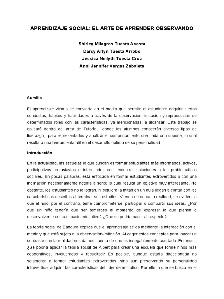 P. Del Aprendizaje | PDF | Aprendizaje | Comportamiento