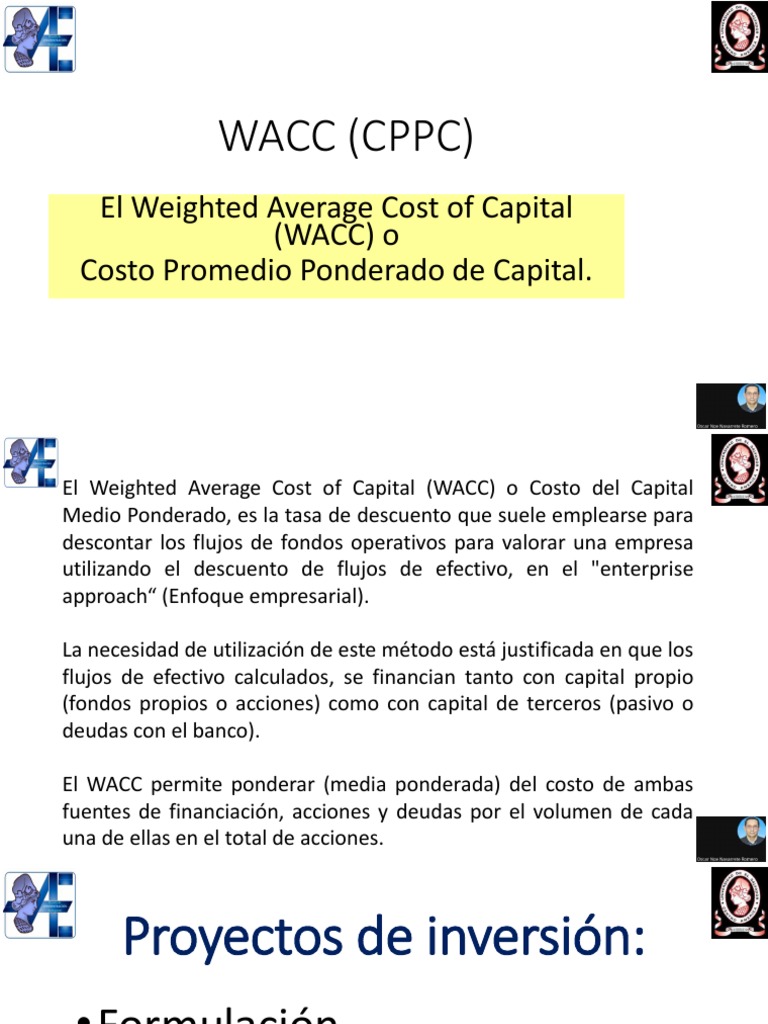 19 El WACC o CPPC | PDF | Negocios | Derecho