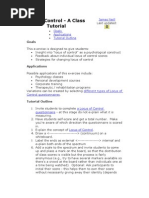 Rotter Locus of Control Handout | PDF | Luck | Cognition