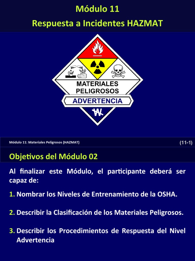 DP 11 Hazmat | PDF | Mercancías peligrosas | Seguridad y salud ocupacional