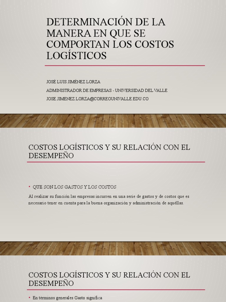 Optimización de Costos Logísticos | PDF | Logística | Costo