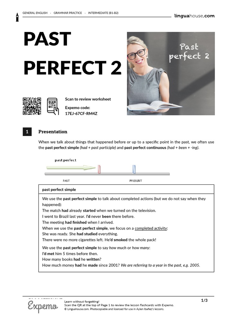 Past Perfect 2 British English Student Ver2 BW | PDF