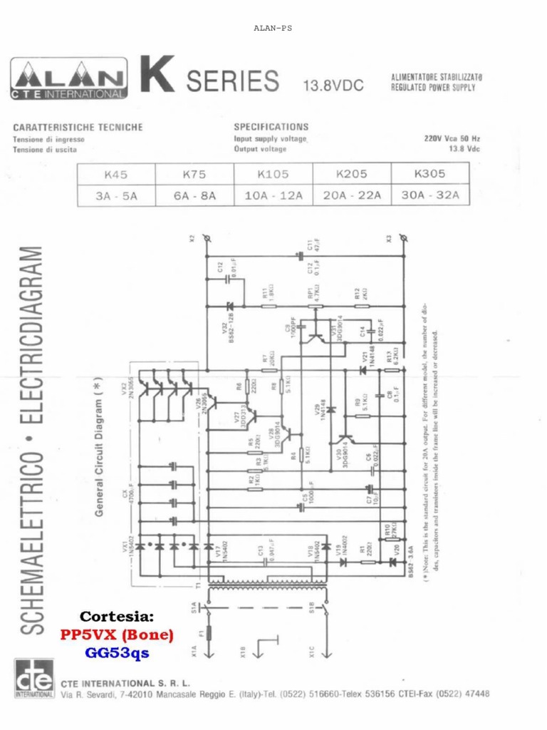 ALAN POWER SUPPLIES - Fonte - ALAN - PS - Esquema | PDF