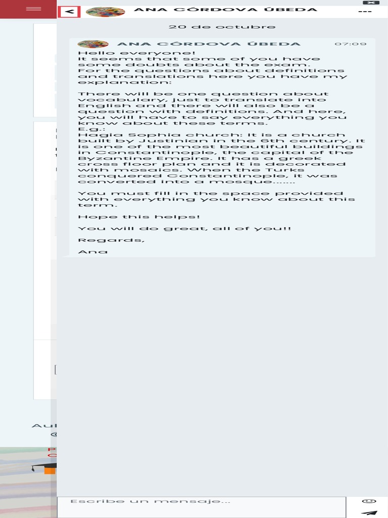 Eso2ghb Exam Unit 1 The Early Middle Ages | PDF | Byzantine Empire | Europe