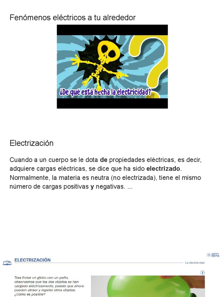 Electrización y Circuitos Electricos 5abc | PDF | Ciencia y matemáticas ...