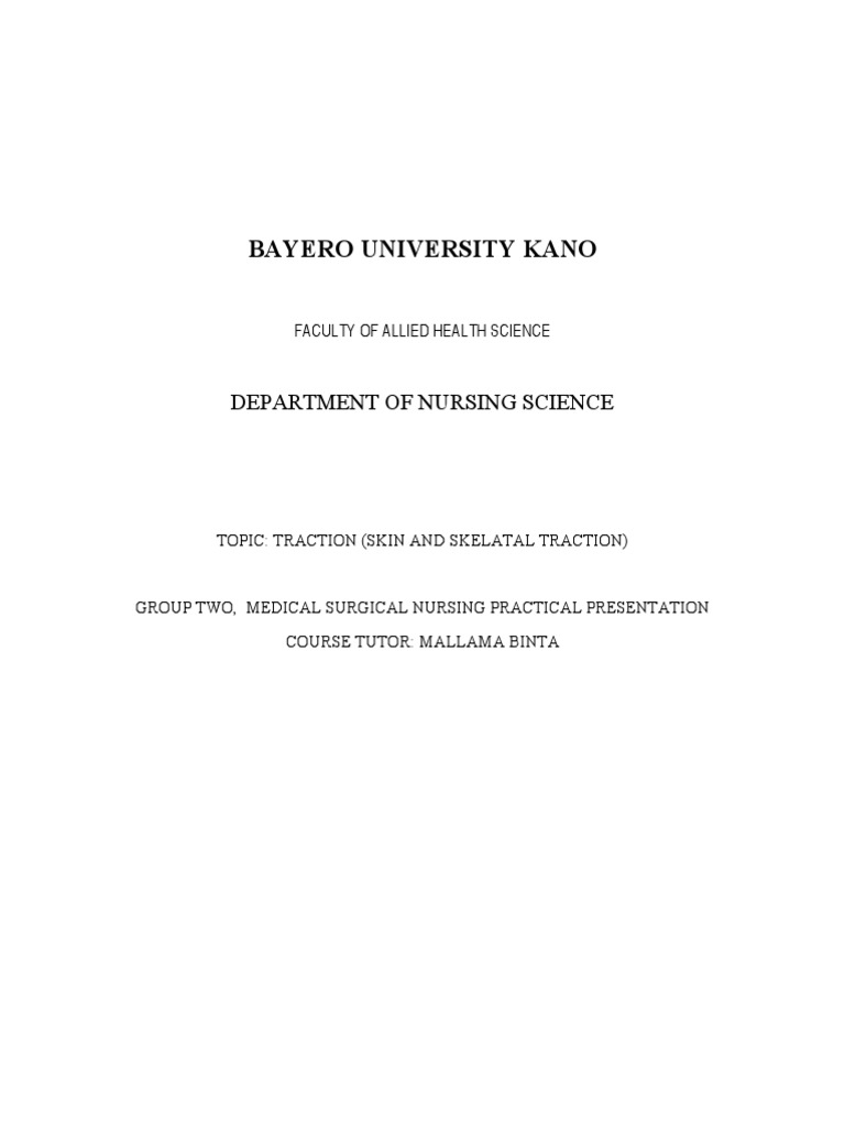 Traction | PDF | Hip | Orthopedic Surgery