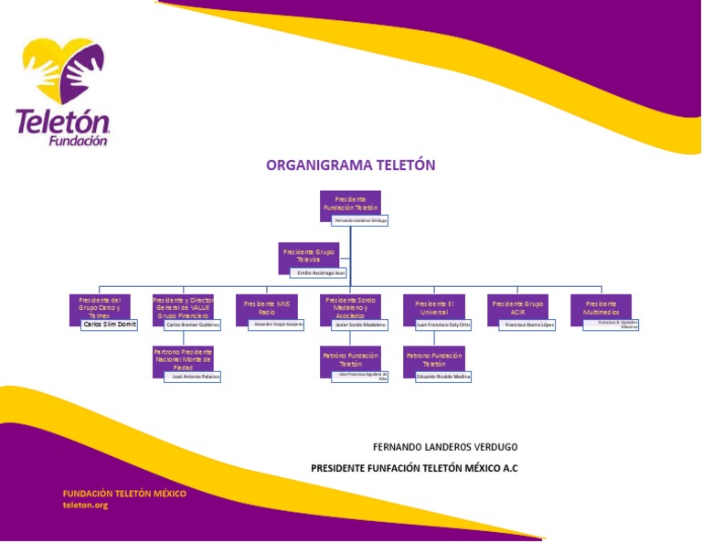 Organigrama Teletón | PDF | Organizaciones sin ánimo de lucro | Filantropía