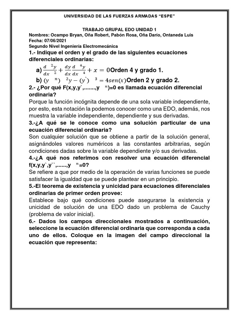 Trabajo Grupal Unidad 1 Edo Ocampo o A Robert Pabon o A Dario Ontaneda ...