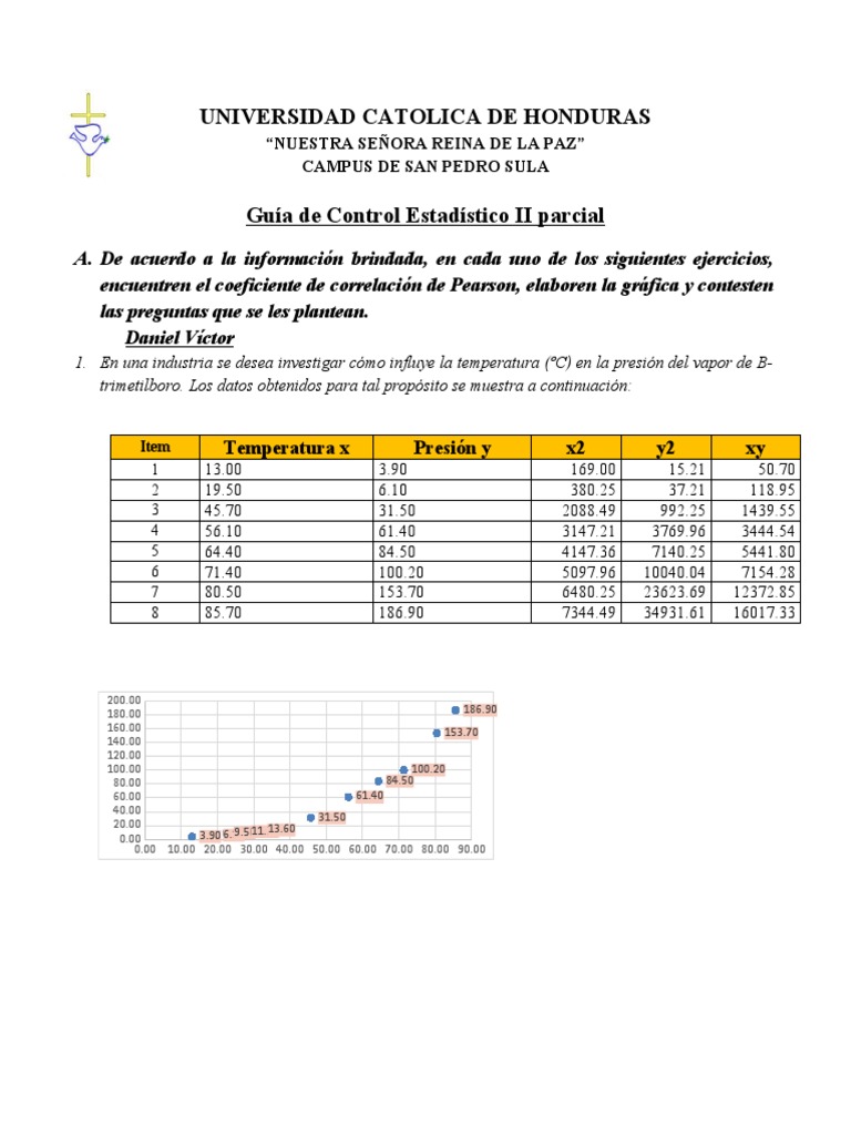 Ejercicios Pearson | PDF