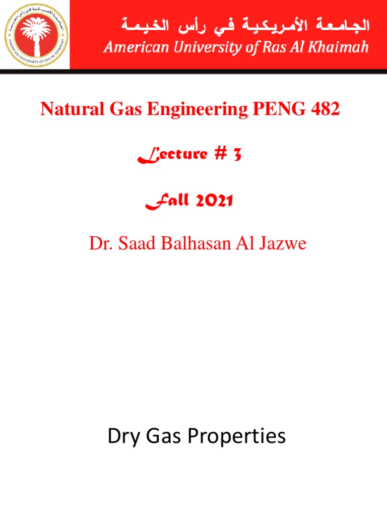 Lecture # 3 PENG 482 | PDF