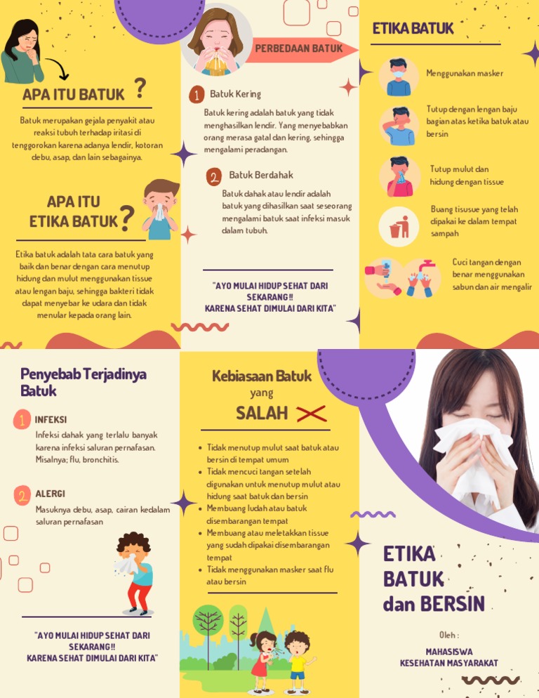 Leaflet Etika Batuk | PDF